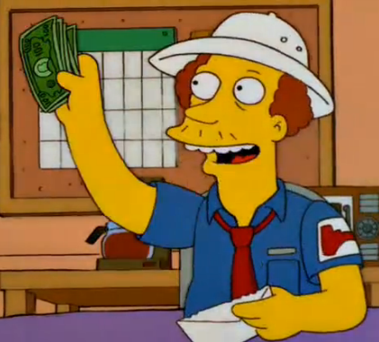 Springfield Post Office employee - Wikisimpsons, the Simpsons Wiki