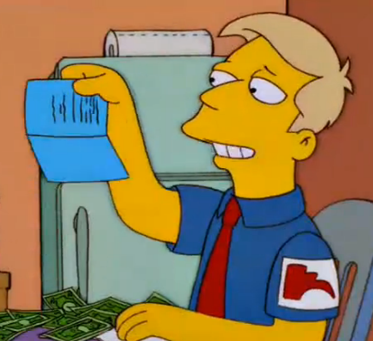 Springfield Post Office employee - Wikisimpsons, the Simpsons Wiki
