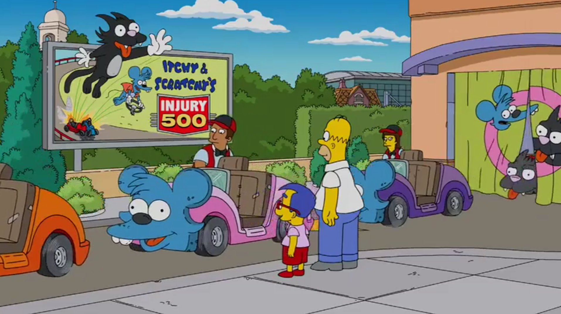 Itchy & Scratchy's Injury 500 - Wikisimpsons, the Simpsons Wiki