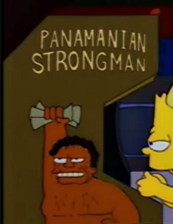 Panamanian Strongman - Wikisimpsons, the Simpsons Wiki