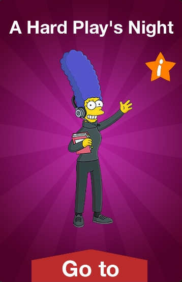 The Simpsons: Tapped Out A Hard Play's Night content update ...