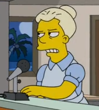 Springfield Retirement Castle receptionist - Wikisimpsons, the Simpsons ...