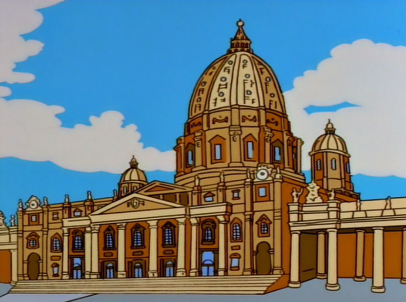 St. Peter's Basilica - Wikisimpsons, the Simpsons Wiki
