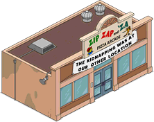 Zip Zap and 'Za Pizza Arcade - Wikisimpsons, the Simpsons Wiki