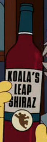 Koala's Leap Shiraz - Wikisimpsons, the Simpsons Wiki