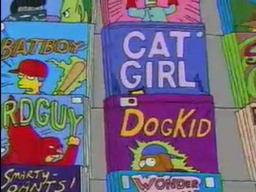 File:Cat Girl, Dog Kid.png - Wikisimpsons, the Simpsons Wiki