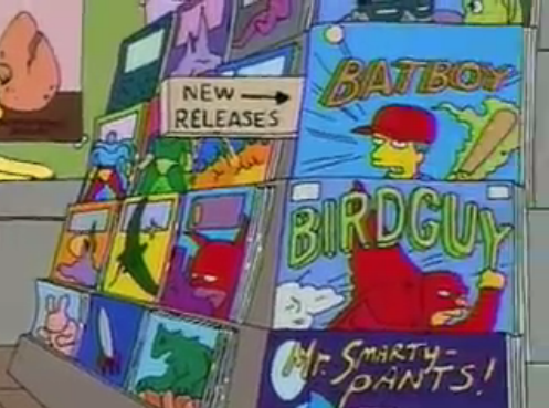 File:Batboy, Birdguy, Mr. Smarty Pants.png - Wikisimpsons, the Simpsons ...