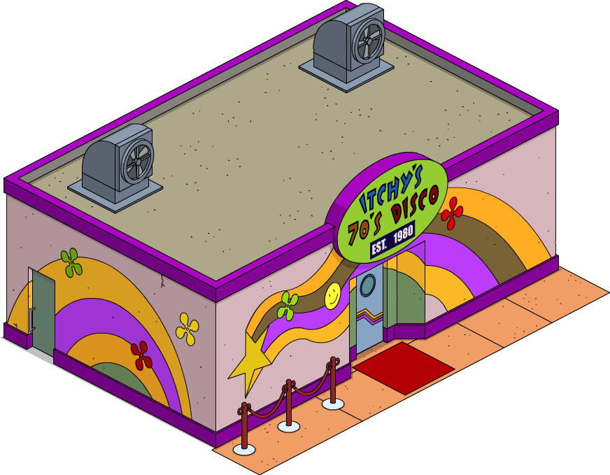Itchy's 70's Disco - Wikisimpsons, the Simpsons Wiki