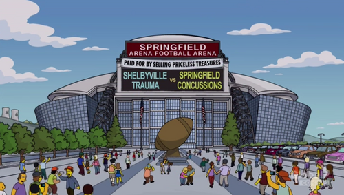 Springfield Arena Football Arena - Wikisimpsons, the Simpsons Wiki