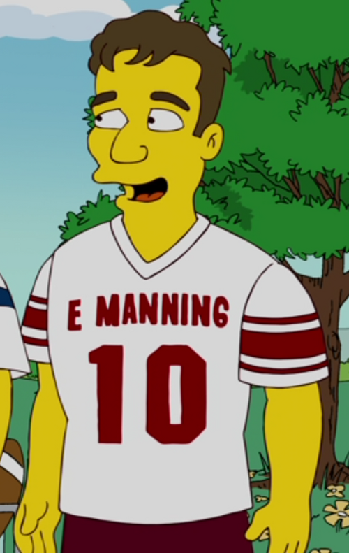 Eli Manning - Wikisimpsons, the Simpsons Wiki