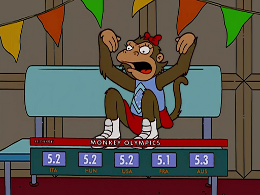 Monkey Olympics - Wikisimpsons, the Simpsons Wiki