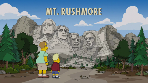 Mount Rushmore - Wikisimpsons, the Simpsons Wiki