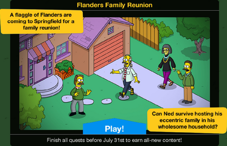 The Simpsons: Tapped Out Flanders Family Reunion content update ...