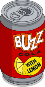 Buzz Cola with Lemon - Wikisimpsons, the Simpsons Wiki
