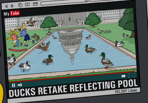 Lincoln Memorial Reflecting Pool - Wikisimpsons, the Simpsons Wiki