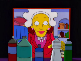 Sales lady - Wikisimpsons, the Simpsons Wiki