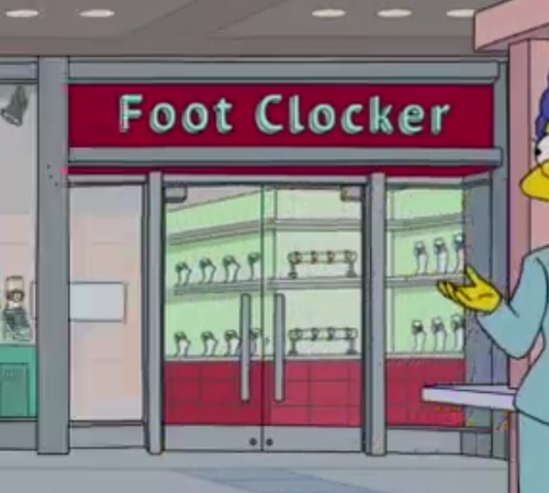 Foot Clocker - Wikisimpsons, the Simpsons Wiki
