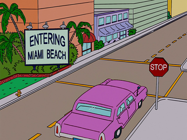 Miami Beach - Wikisimpsons, the Simpsons Wiki