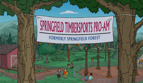 Springfield Timbersports Pro-am - Wikisimpsons, the Simpsons Wiki