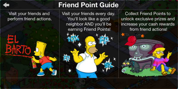 Friend Points - Wikisimpsons, the Simpsons Wiki