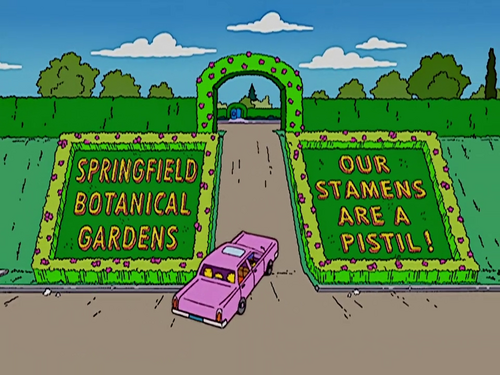 Springfield Botanical Gardens - Wikisimpsons, the Simpsons Wiki