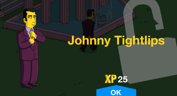 Johnny Tightlips - Wikisimpsons, the Simpsons Wiki