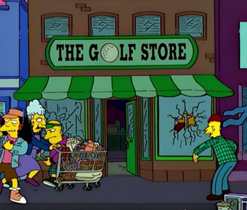 The Golf Store - Wikisimpsons, the Simpsons Wiki