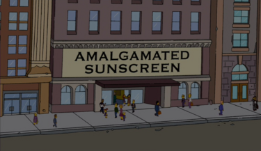 Amalgamated Sunscreen - Wikisimpsons, the Simpsons Wiki
