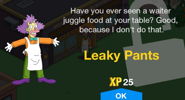Leaky Pants - Wikisimpsons, the Simpsons Wiki