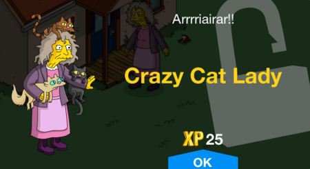 Crazy Cat Lady - Wikisimpsons, the Simpsons Wiki
