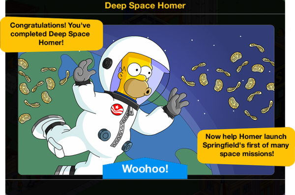 The Simpsons: Tapped Out Deep Space Homer content update - Wikisimpsons ...
