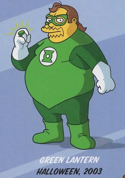 Green Lantern - Wikisimpsons, the Simpsons Wiki