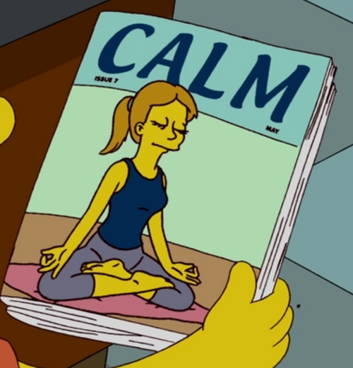 Calm - Wikisimpsons, the Simpsons Wiki