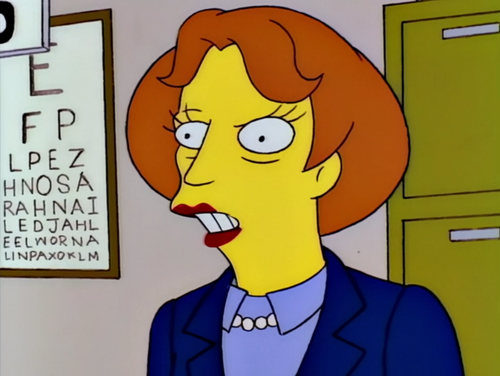 DMV manageress - Wikisimpsons, the Simpsons Wiki