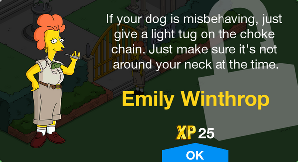 Emily Winthrop - Wikisimpsons, the Simpsons Wiki