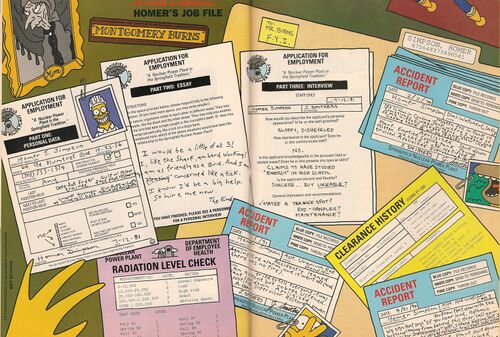 Homer's Job File - Wikisimpsons, the Simpsons Wiki