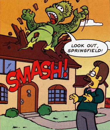 Bartzilla - Wikisimpsons, the Simpsons Wiki