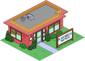 Dr. Julius Hibbert, M.D. Family Practice - Wikisimpsons, the Simpsons Wiki