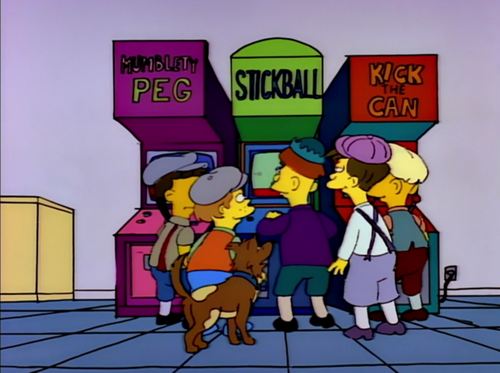 Stickball - Wikisimpsons, the Simpsons Wiki