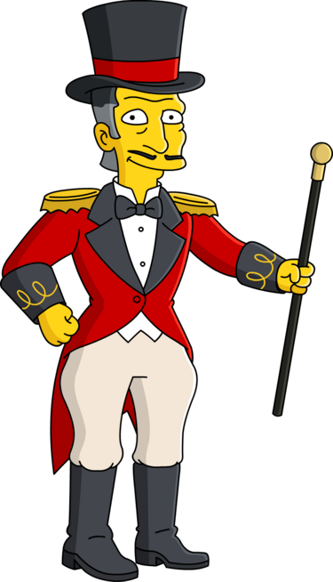 Ding-A-Ling Bros. Circus ringmaster - Wikisimpsons, the Simpsons Wiki