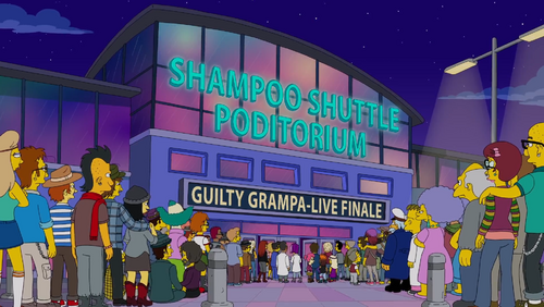 Shampoo Shuttle Poditorium - Wikisimpsons, the Simpsons Wiki