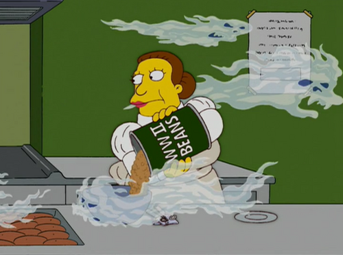 WWII Beans - Wikisimpsons, the Simpsons Wiki