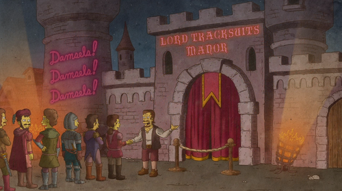 Lord Tracksuit's Manor - Wikisimpsons, the Simpsons Wiki
