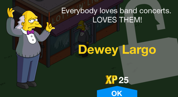 Dewey Largo - Wikisimpsons, the Simpsons Wiki