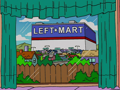 Left-Mart - Wikisimpsons, the Simpsons Wiki