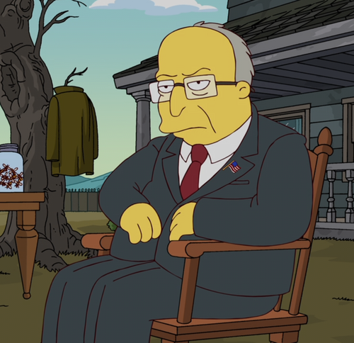 Dick Cheney - Wikisimpsons, the Simpsons Wiki