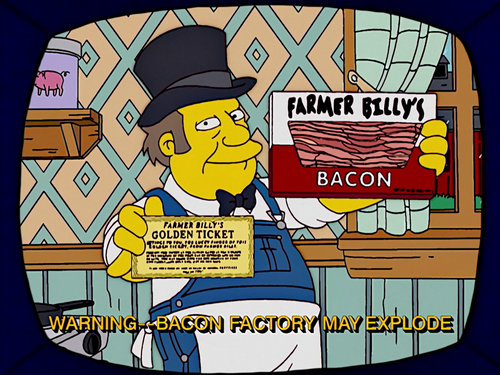 Farmer Billy's Bacon Factory - Wikisimpsons, the Simpsons Wiki