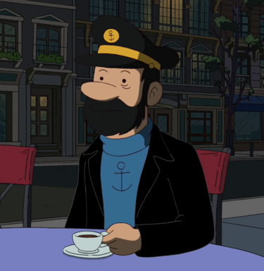 Captain Haddock - Wikisimpsons, the Simpsons Wiki