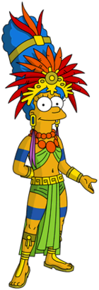 Mayan Marge - Wikisimpsons, the Simpsons Wiki