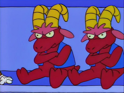 Disgruntled Goat - Wikisimpsons, the Simpsons Wiki